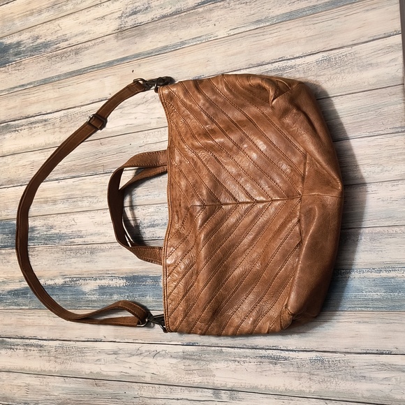 latico | Bags | Latico Leathers Cognac Brown Leather Tote Shoulder Bag ...